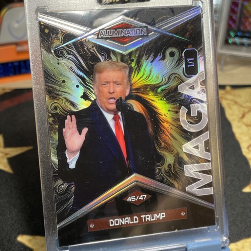 2025 Wild Card Alumination Donald J. Trump President 1/1 MAGA!! THE ...