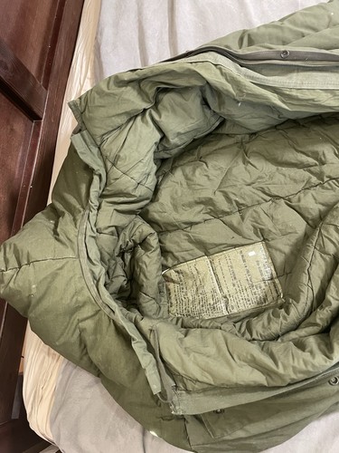 U.S Military ARMY USMC Extreme Cold Weather Sleeping Bag Poly/Down | eBay