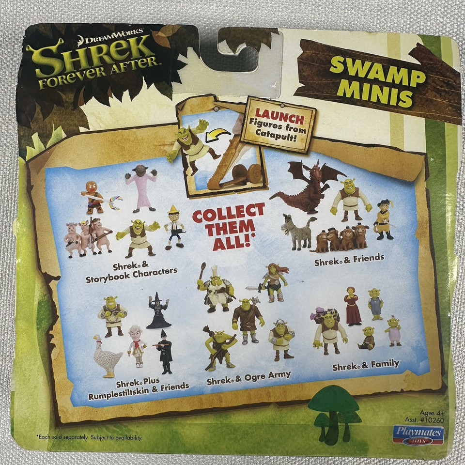 DreamWorks Shrek Forever After - Shrek Swamp Minis - Shrek And Family ...