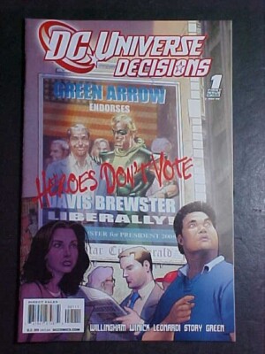 DC UNIVERSE: DECISIONS #1! NM- 2008 DC COMICS | eBay