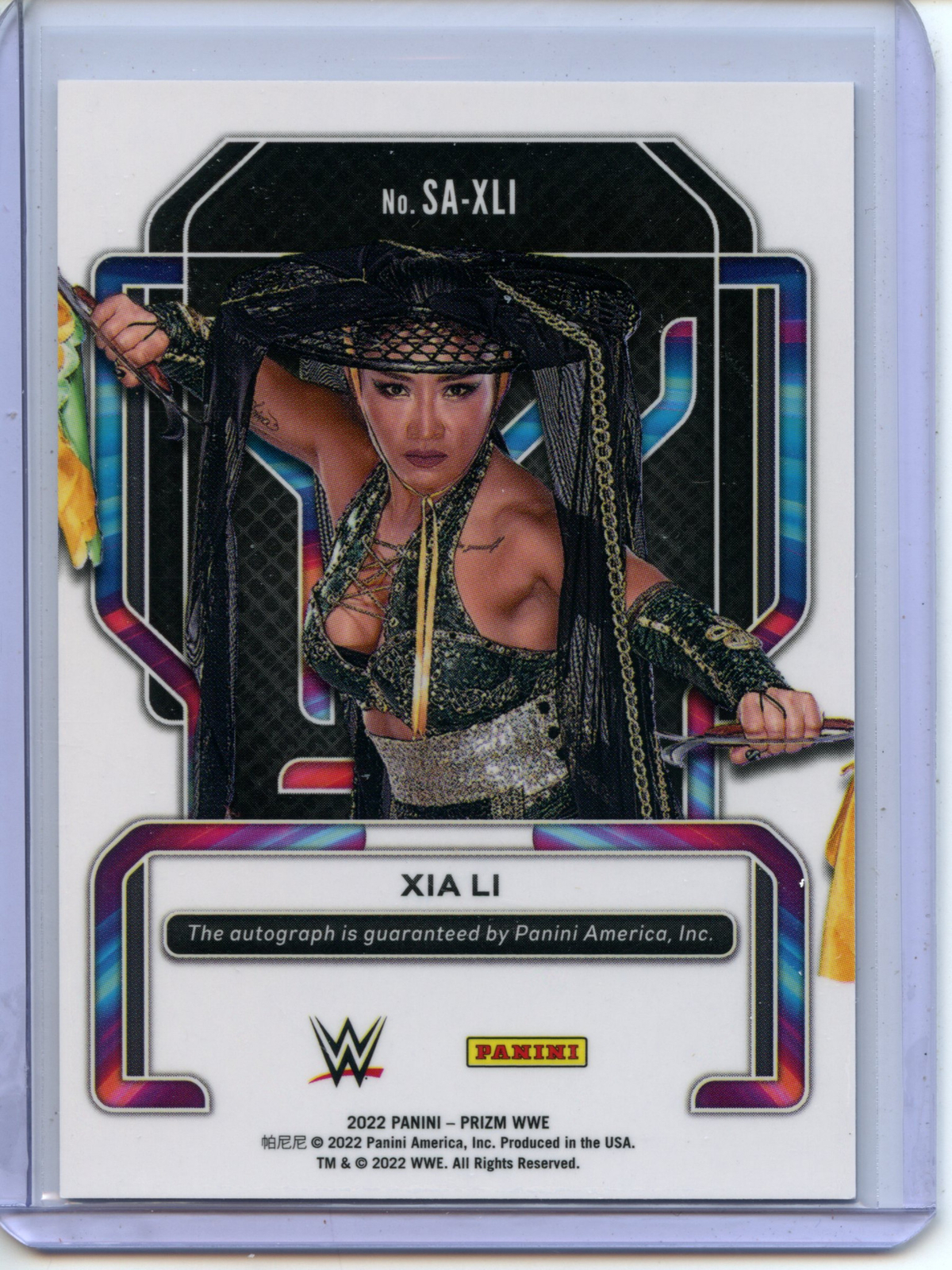 2022 Panini Prizm WWE Wrestling Superstar AUTO Xia Li - SmackDown ...