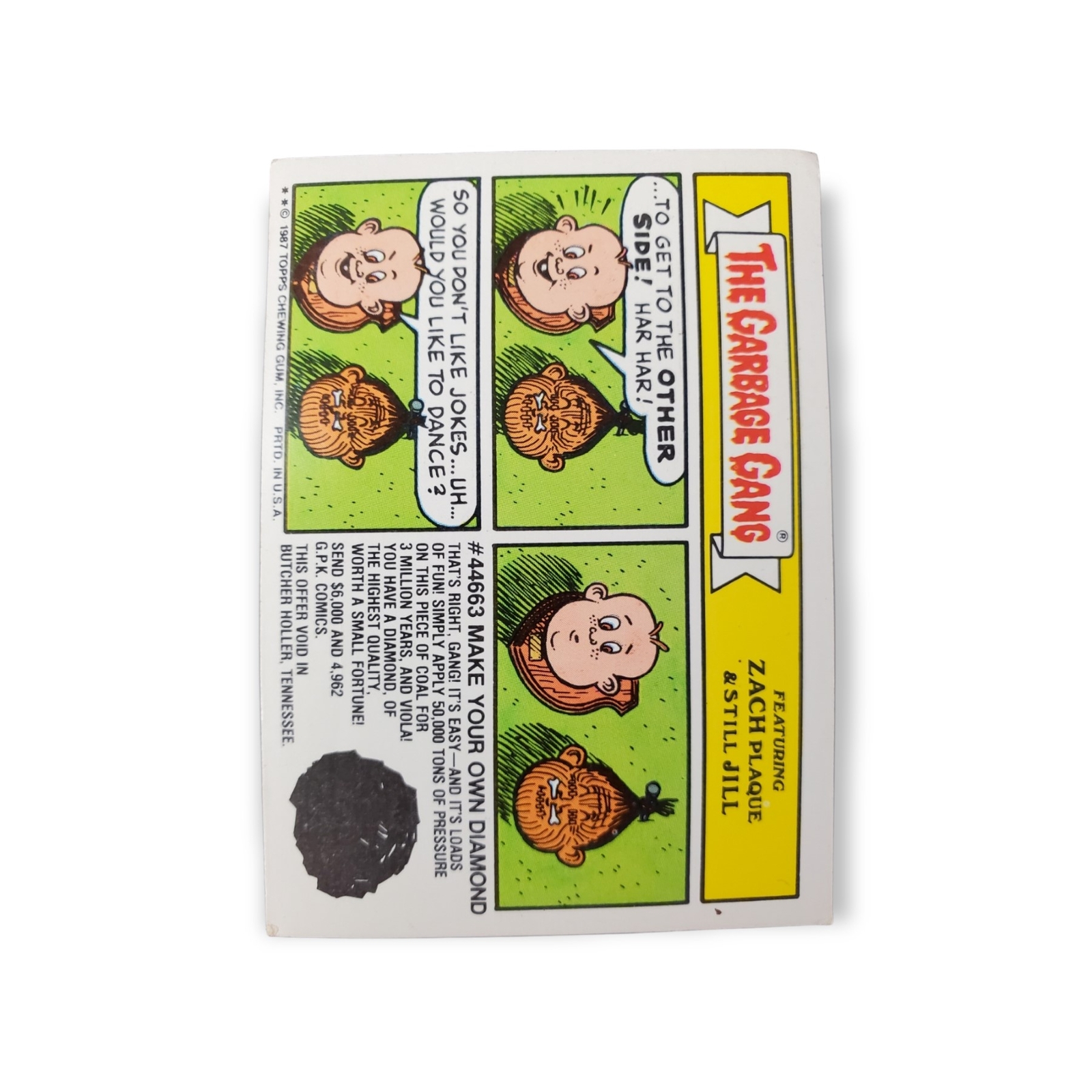 1987 Topps Garbage Pail Kids Series 10 #379a Locked Dorian Red Garbage ...