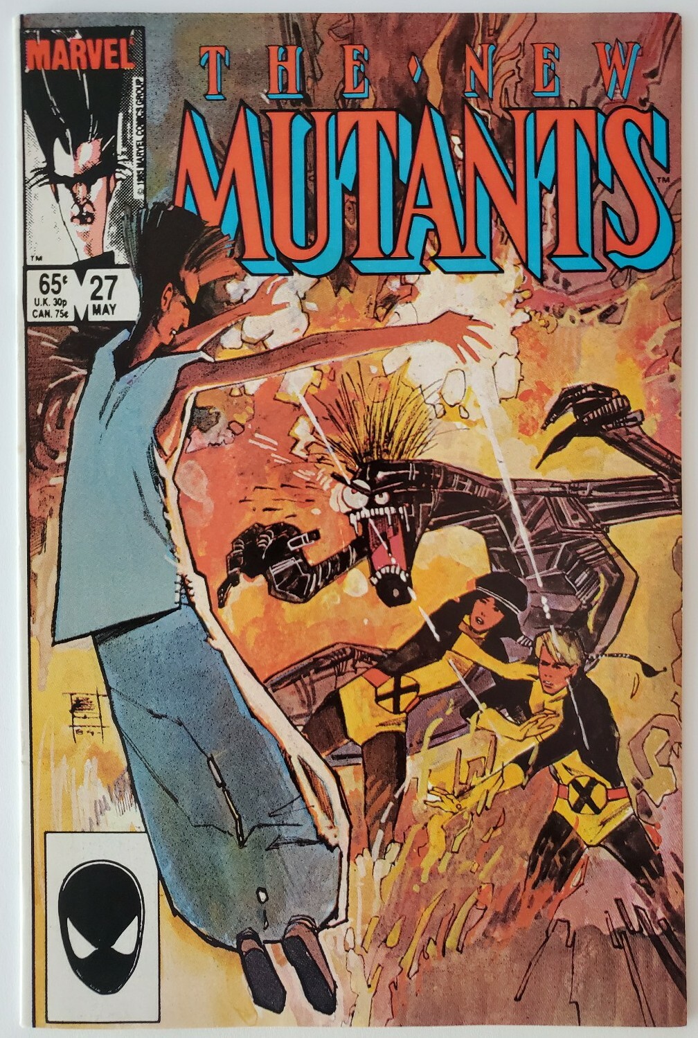 New Mutants #27 VF+ First Series Direct Edition SWEET COPY!!! | eBay