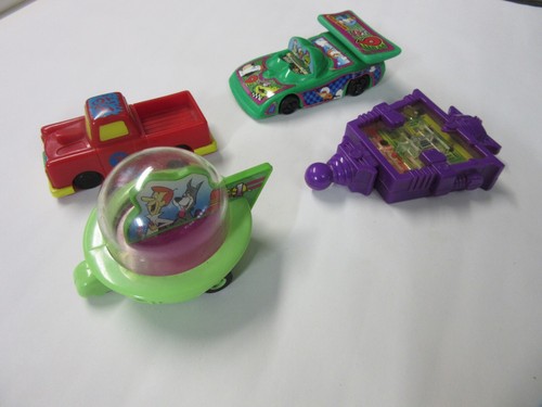 Lot of 4 Wendy’s Toys George Astro Jetson Robot Red Truck Droopy Wacky ...