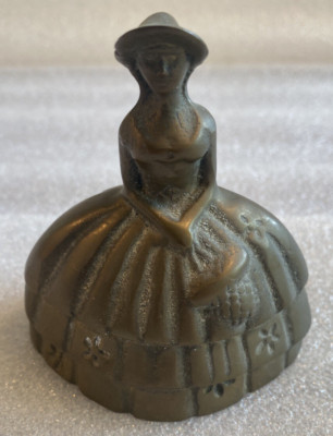 Vintage Southern Belle Bonnet Brass Dinner Style Bell. 3-1/4"h. | eBay