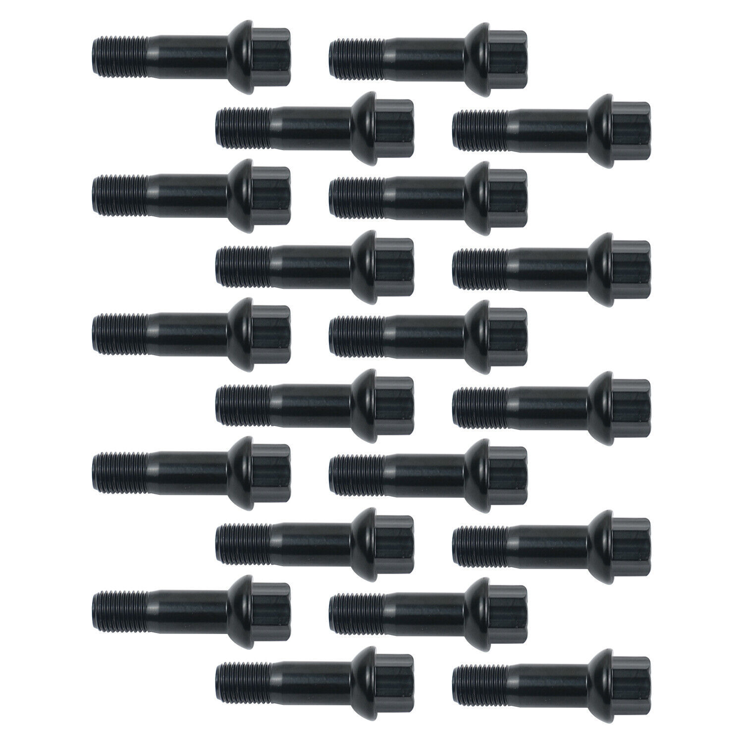 A0009907607 Black Lug Bolts Nuts Set For Benz ML550 S500 GLK350 S550 ...