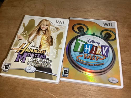 Hannah Montana spotlight world tour and Disney Think Fast For Nintendo ...