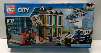 Lego 60140 City Police Vehicles Bulldozer Break-In - Brand New Sealed ...