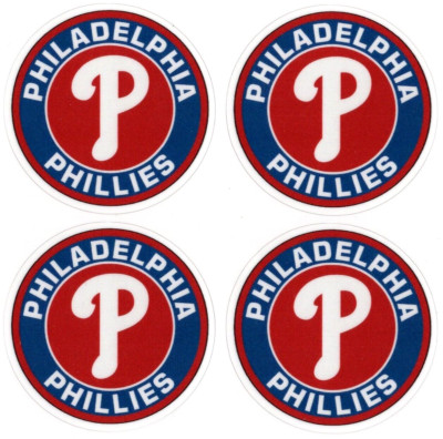 (4) Philadelphia Phillies MLB Decal Stickers *Free Shipping | eBay
