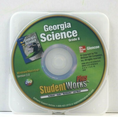 Glencoe Science Grade 8 Student Works Plus DVD-ROM National Geographic ...