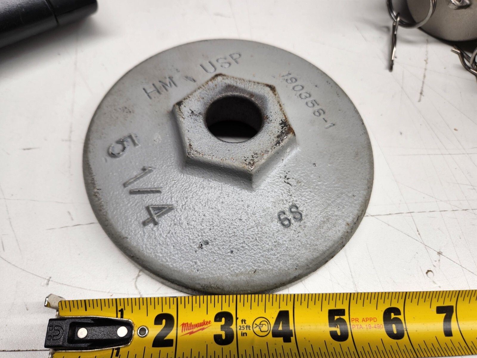 Mueller 190356-1 5-1/4" Replacement Lower Valve Plate For Fire Hydrants ...