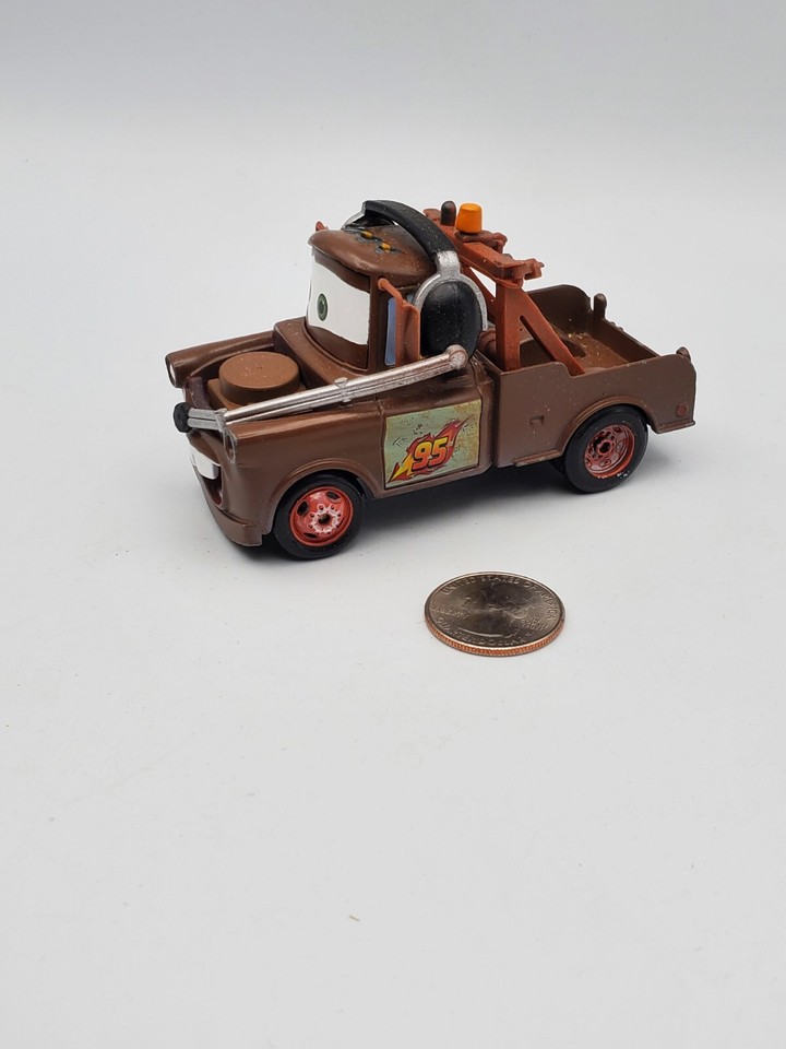 Disney Pixar Cars - Race Team 95 Mater w Headset - Diecast Metal 1:43 ...