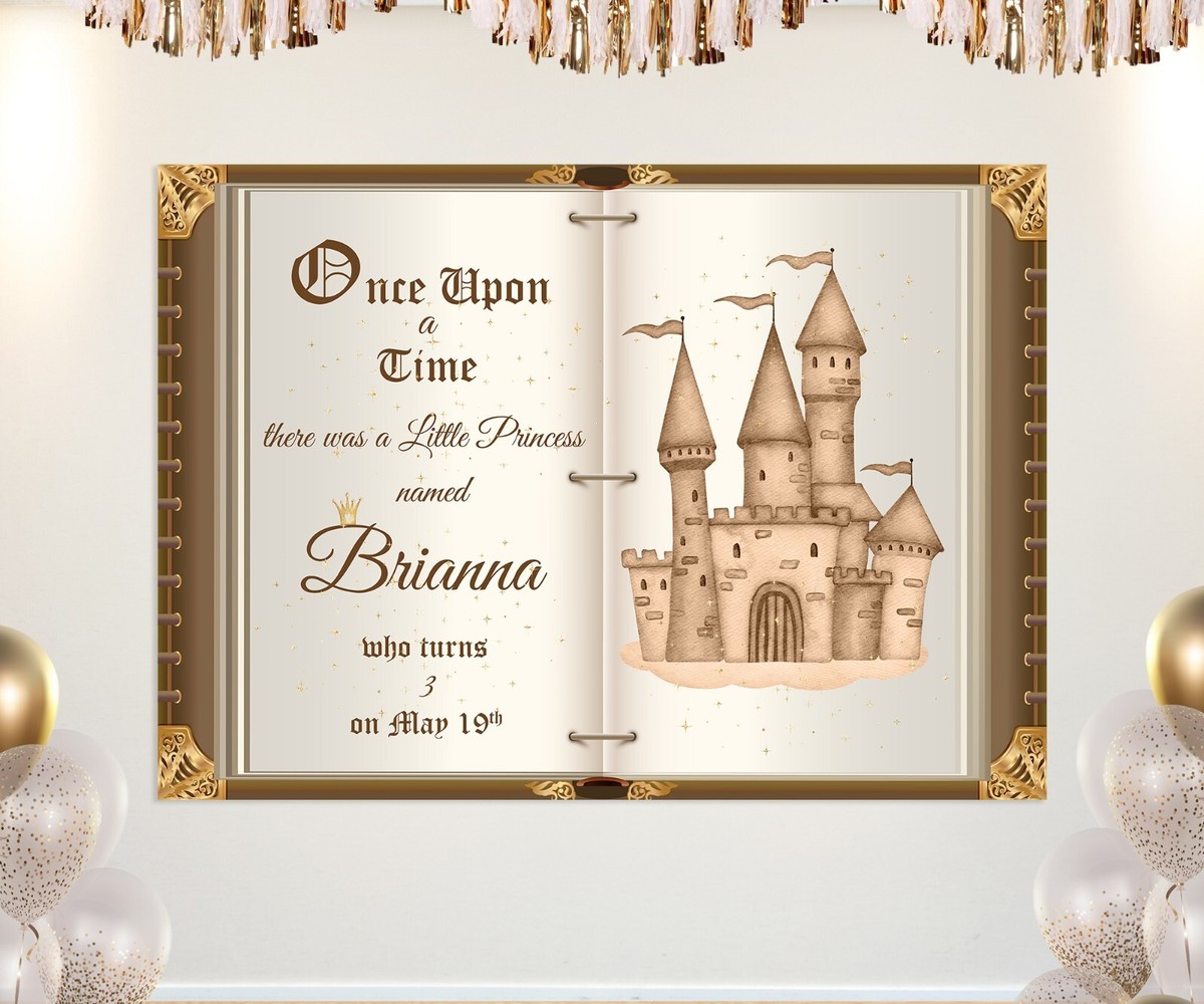 Once Upon A Time Birthday Party Invitations Princess Carriage Birthday