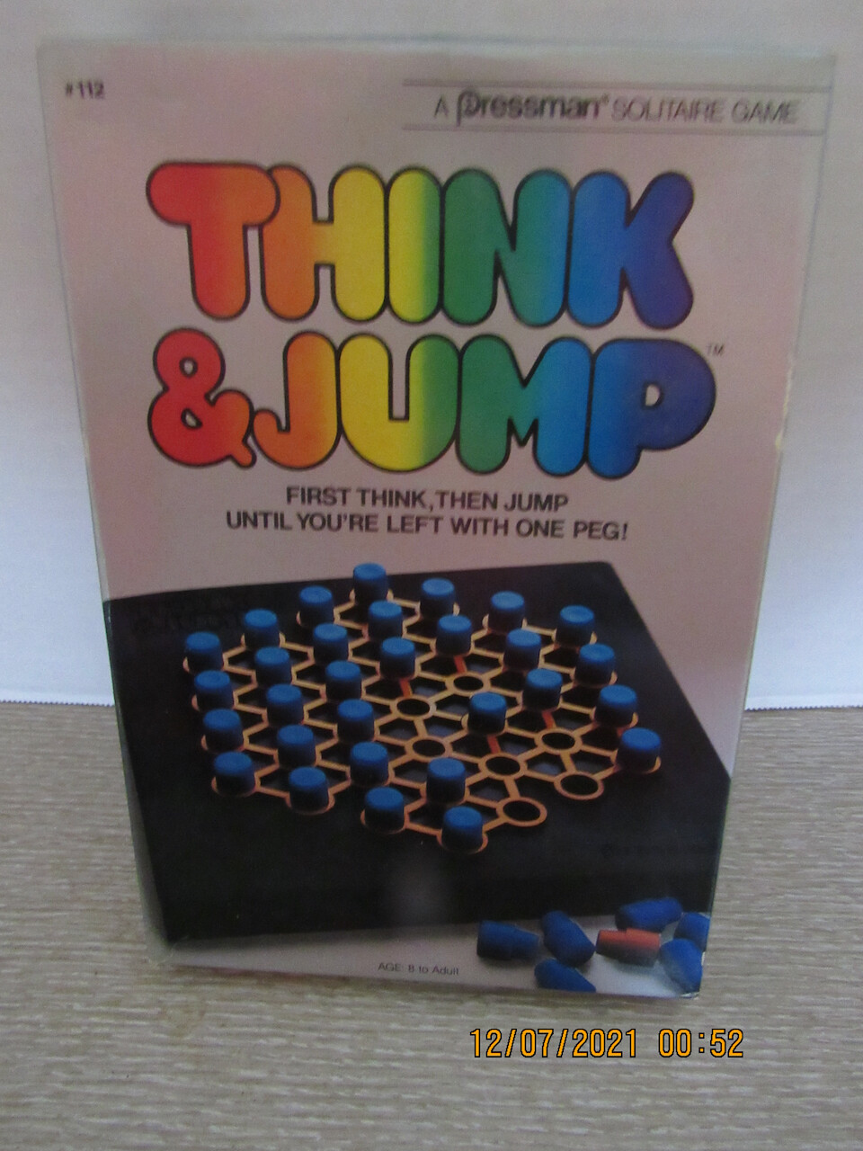 THINK AND JUMP..SOLITAIRE GAME..PRESSMAN..1984 | eBay