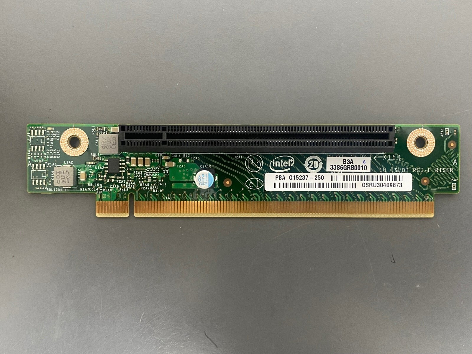 Intel PBA Riser Card PCIe x16 G15237-250, B3A33S6GRB0010, PBA G15237 ...