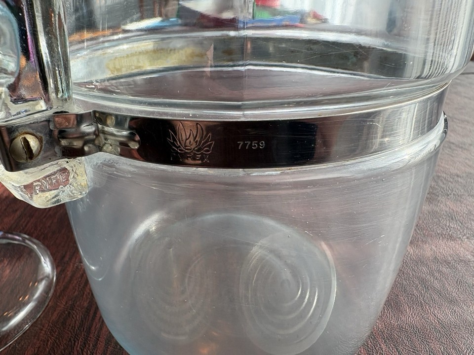 Vintage Pyrex Glass Percolator Coffee Pot 7759 9 Cup - Missing Lid ...