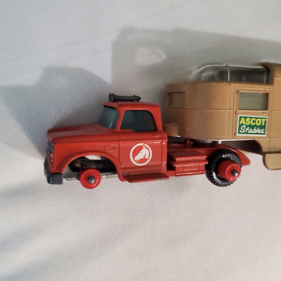 MATCHBOX KING SIZE K18 ASCOT STABLES KING SIZE PIPE TRUCK DINKY MCLEAN ...