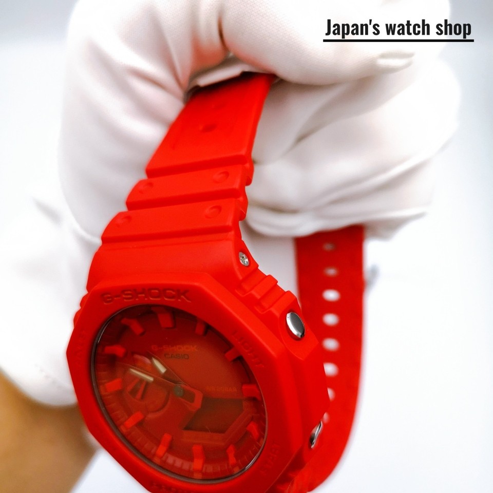 CASIO G-SHOCK GA-2100-4AJF Red Special Color Limited Men's Watch New in ...