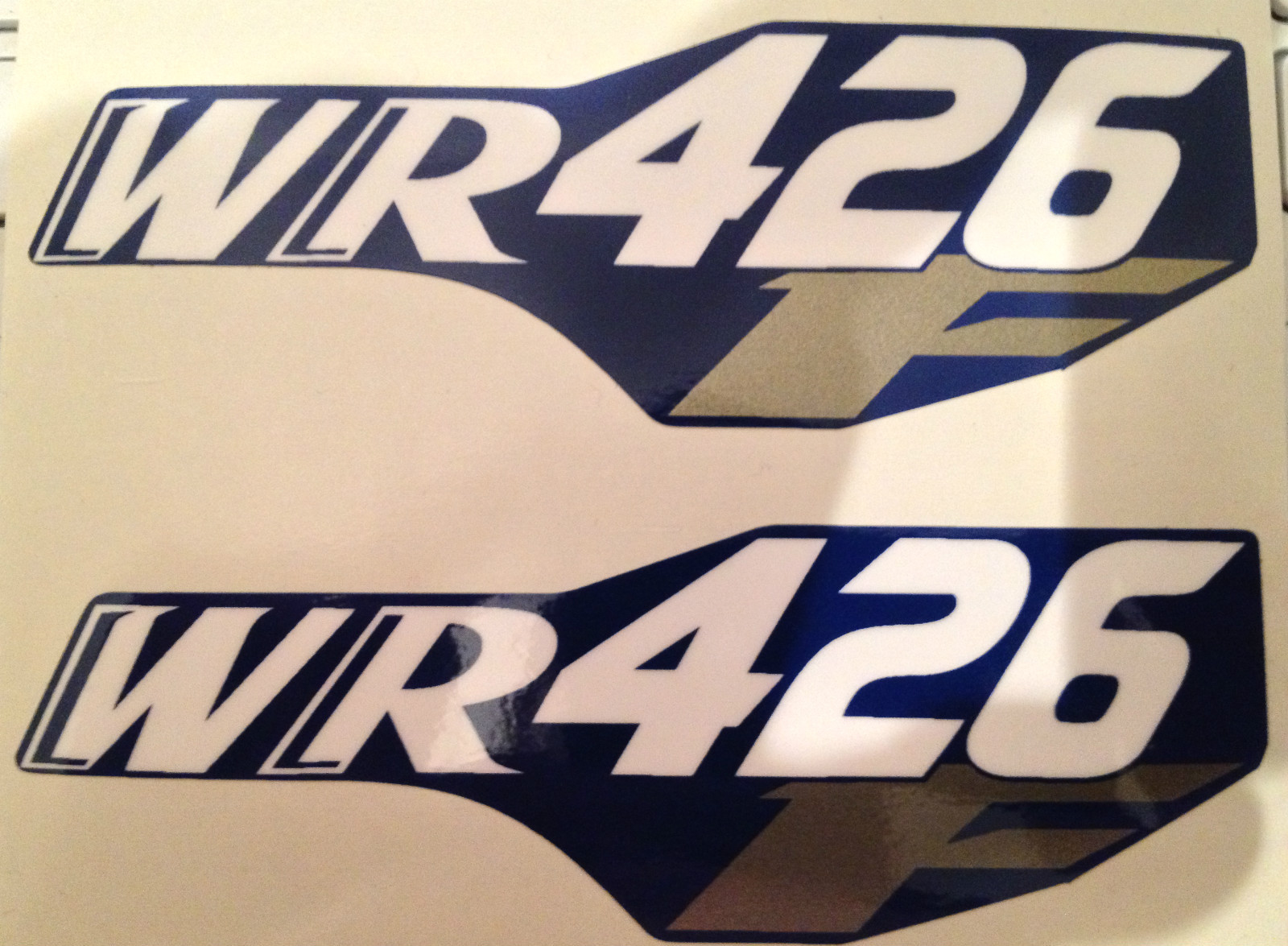 YAMAHA WR426 WR426F SIDE PANEL DECALS | eBay UK