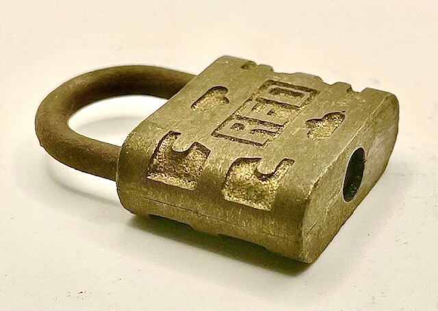 Vintage RFD Padlock & Keys 3 Master Lock Keys RFD #5 Lock | eBay