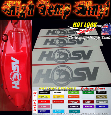 HSV X4 HIGHTEMP BRAKE CALIPER Decals Suit VE VF SSV Clubsport AP Racing ...