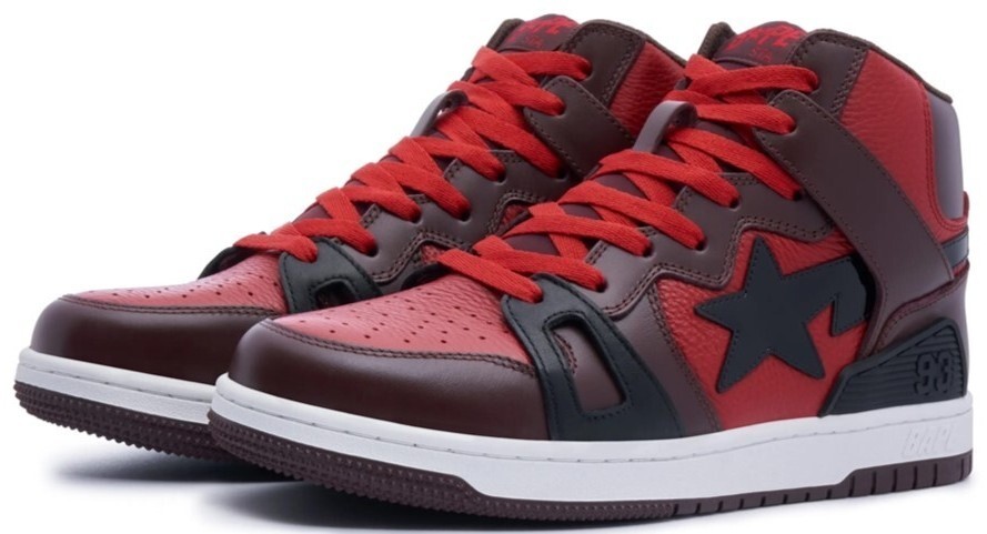 Size 11 - A Bathing Ape Bapesta 93 High Bright Rose for sale online | eBay