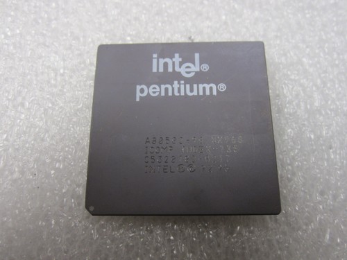 Vintage Intel Pentium 90 GOLD pin CPU A80502-90 SX968 | eBay