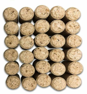 LUXE Straight Corks #9 Premium Natural Grade Wine Cork Stoppers Set of ...