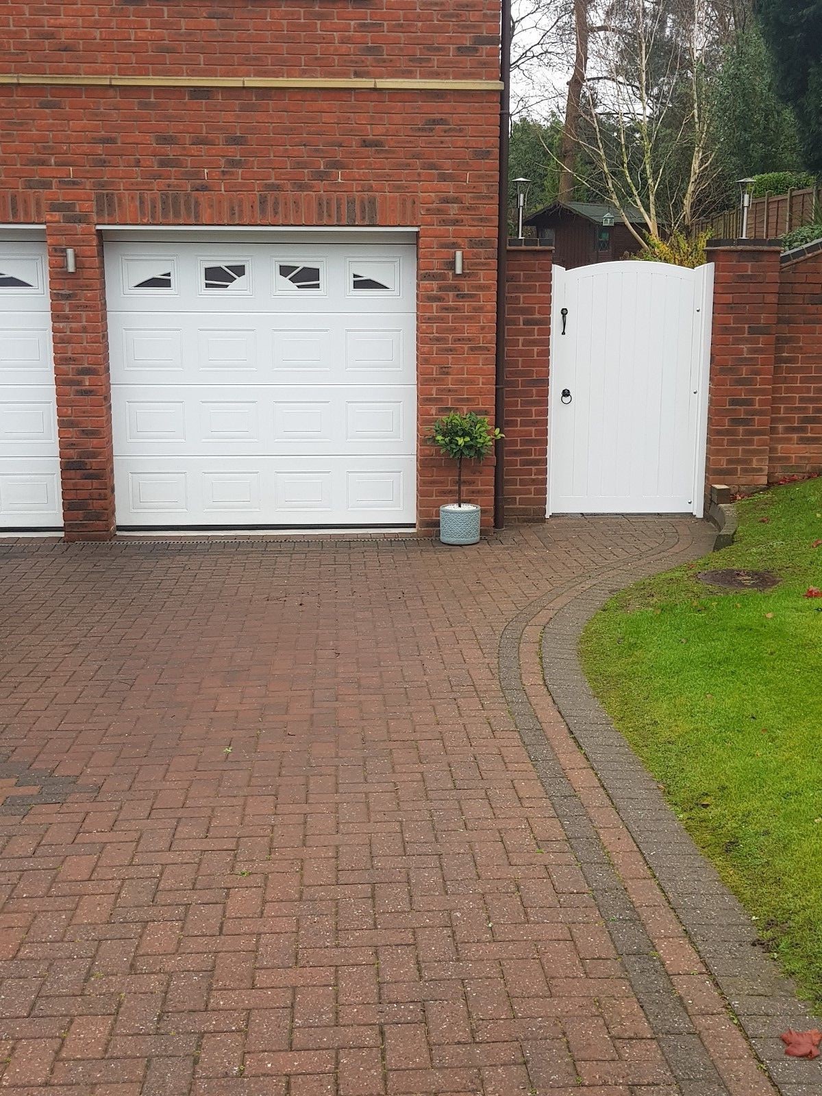 wooden side gate - Arched FLB | eBay