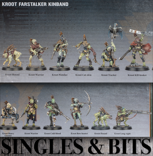 Warhammer 40K Kill Team Gallowdark Tau KROOT FARSTALKER KINBAND Single Bit Bits | eBay