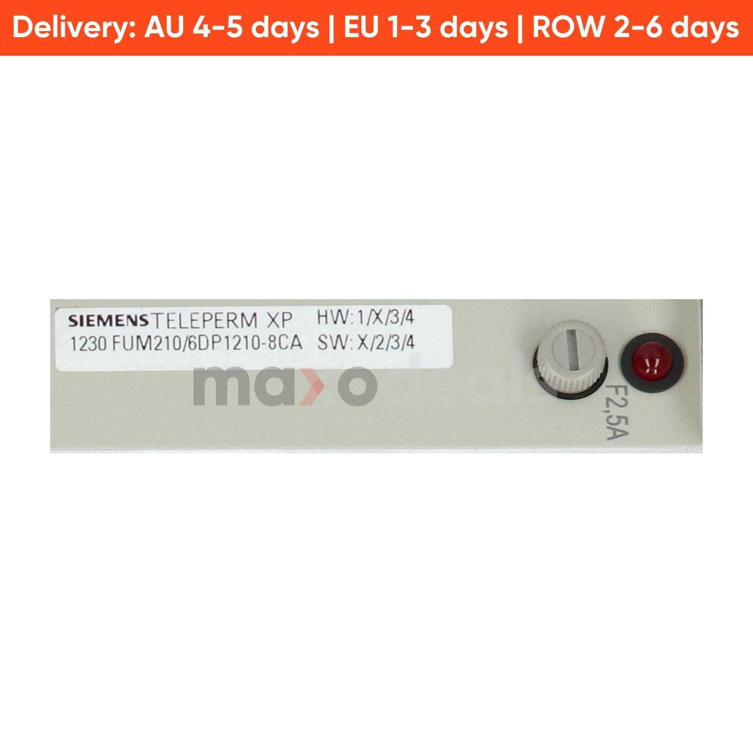 Siemens 6DP1210-8CA Teleperm XP Module Used UMP | eBay