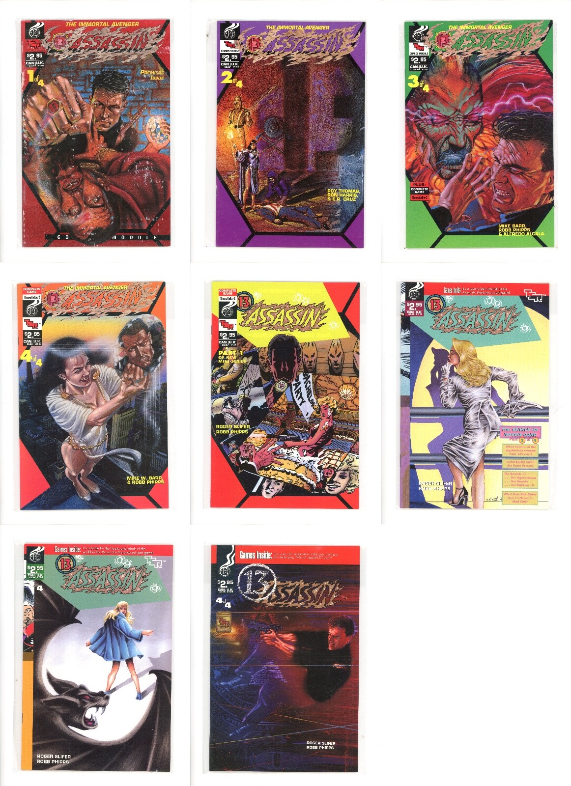 13: Assassin Comics Lot of 8 TSR | Agent 13 (See Description for ...