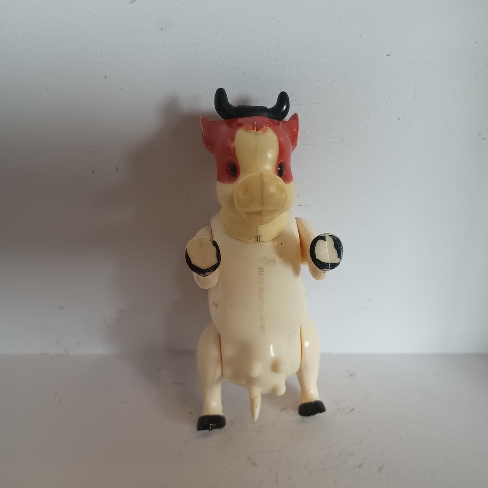 Lot of 5 Cows: Cattle Ox Farm Animal Plastic Toy Assorted Brands ...