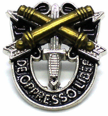 Special Forces Crest DI Pin US Army SF Airborne Artillery SOG SILVER | eBay