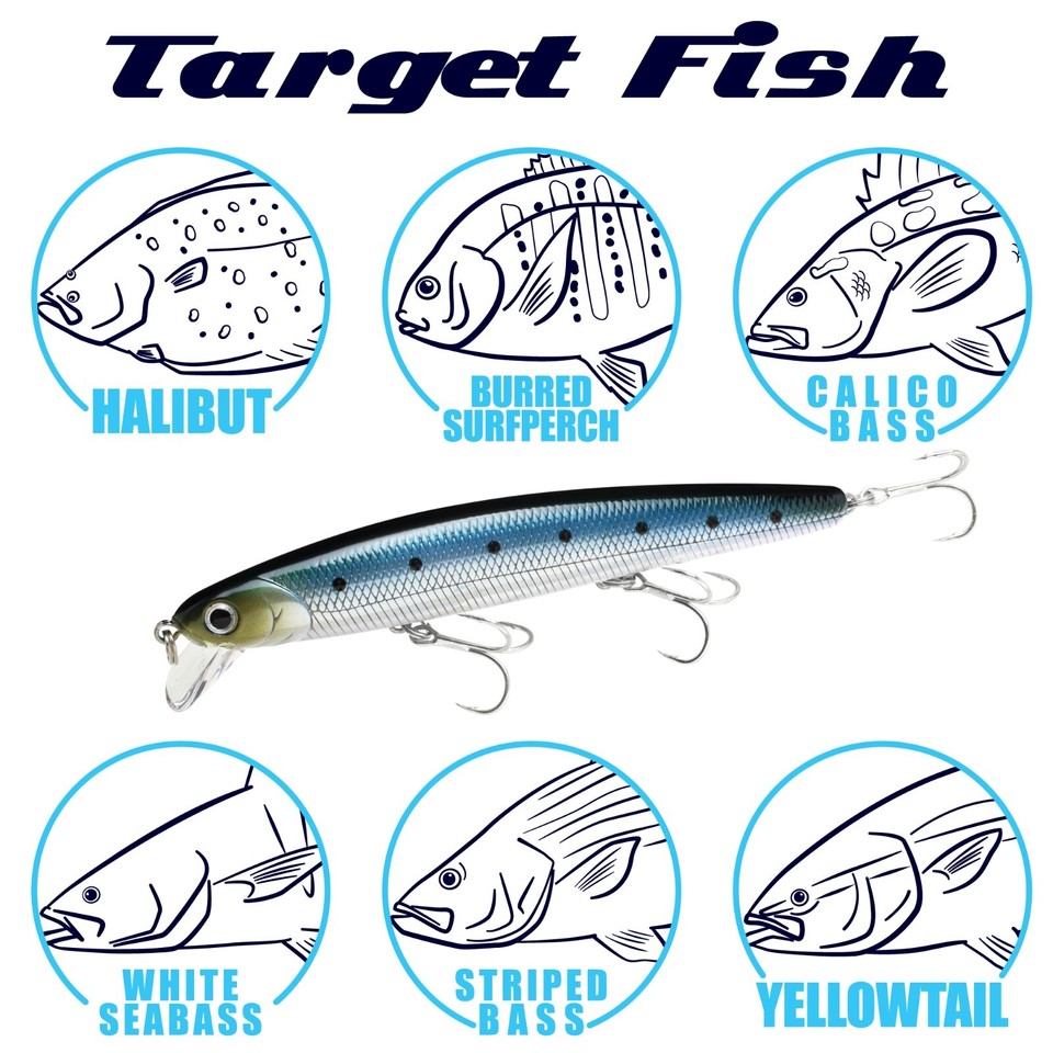 LUCKY CRAFT SW Flashminnow 110 - 388 Ghost Neon Tetra - Brazilian Bait ...