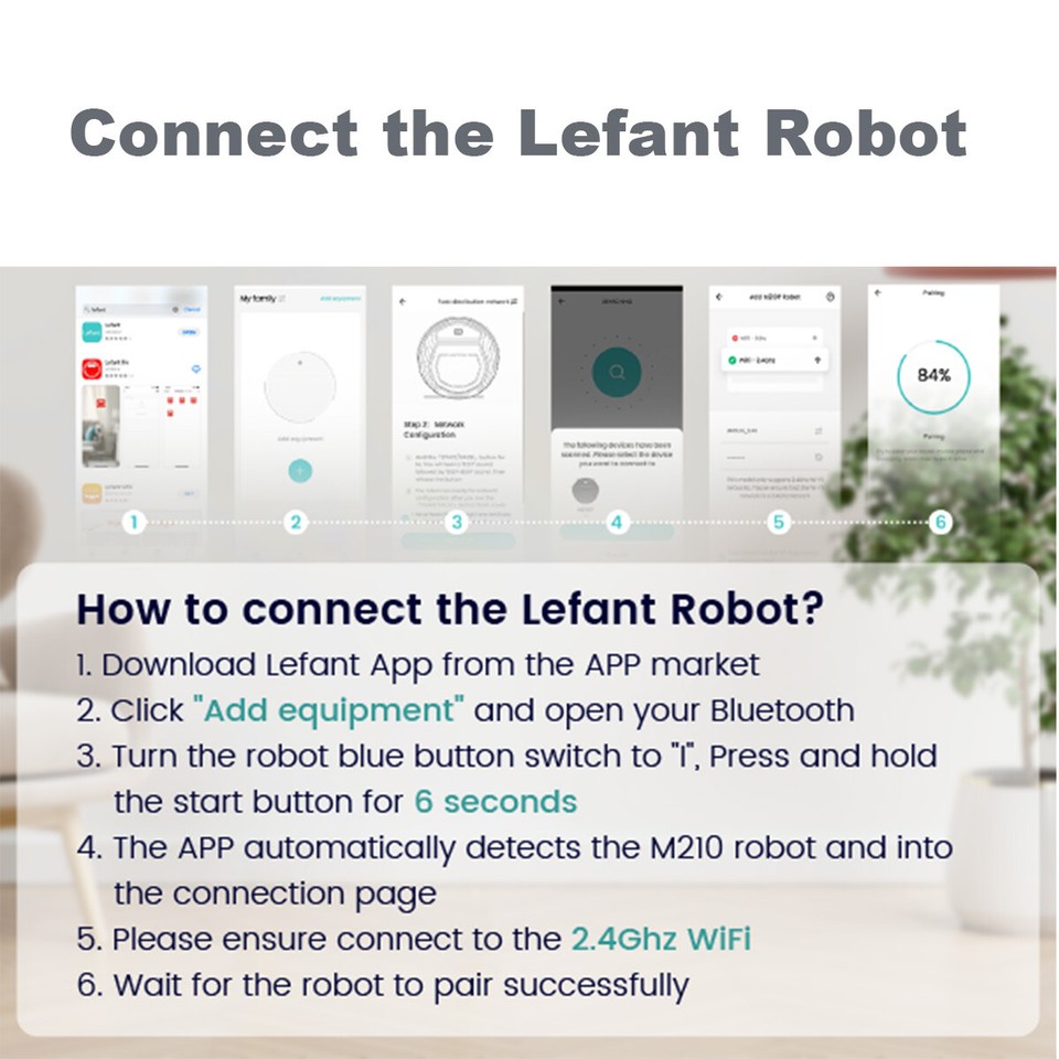 Lefant Robot Vacuum Cleaner Self-Charging Automatic Sweeper App/Remote ...