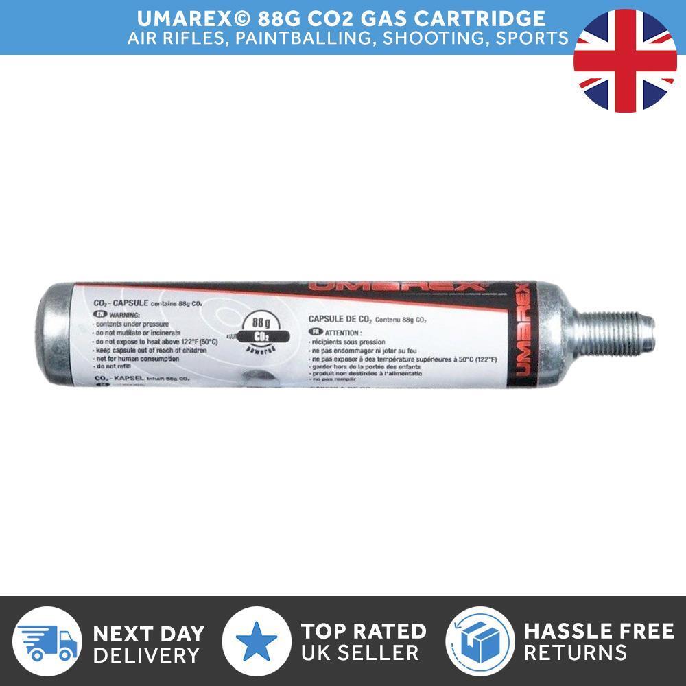 5 x UMAREX 88g Co2 Airsource Co 2 Cartridge | Air Rifle 88 Gram Gas ...