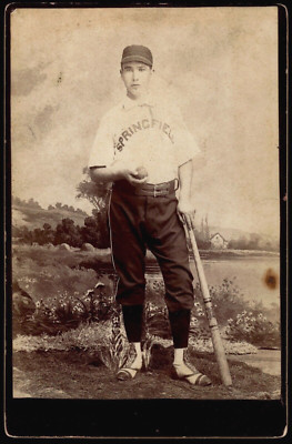 1880's T J Matthews Springfield, MO Baseball Team Cabinet Photo by S H ...
