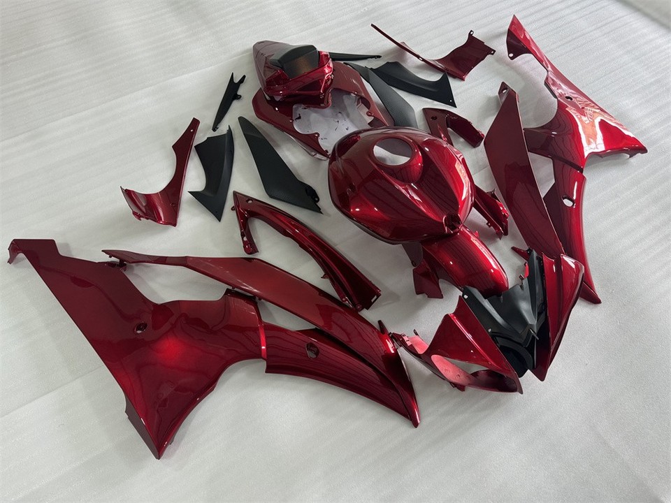 Candy Red Fairing w/ Tank Cover Fit for YAMAHA 2008-2016 YZF R6 2011 ...