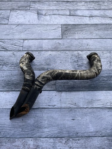 1984-UP 2" LAF Drag Pipes Wrapped Exhaust For Harley Davidson | eBay