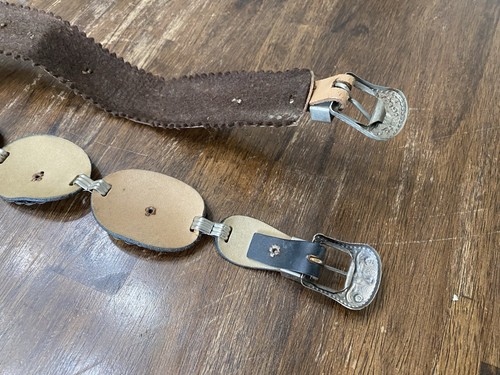 Western Leather Hand Tooled Cowboy Wrist Cuffs/Gauntlets - Holster Belt ...