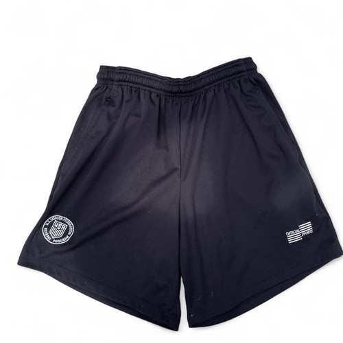 Genuine Official Sports USSF US Soccer Black Soccer Referee Shorts ...