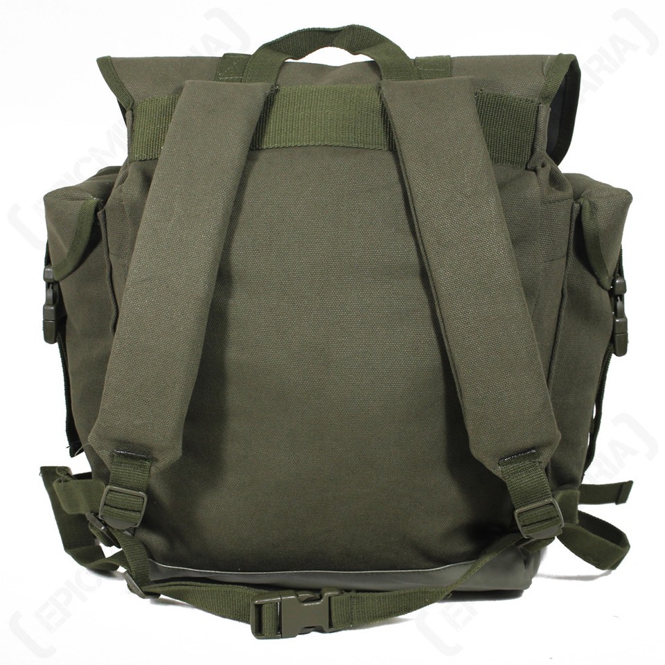 Olive Green German Army Mountain Rucksack - Bag Backpack Gebirgsjager ...