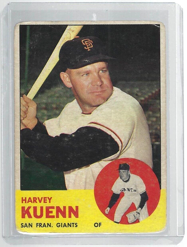 1963 Topps #30 Harvey Kuenn San Francisco Giants | eBay