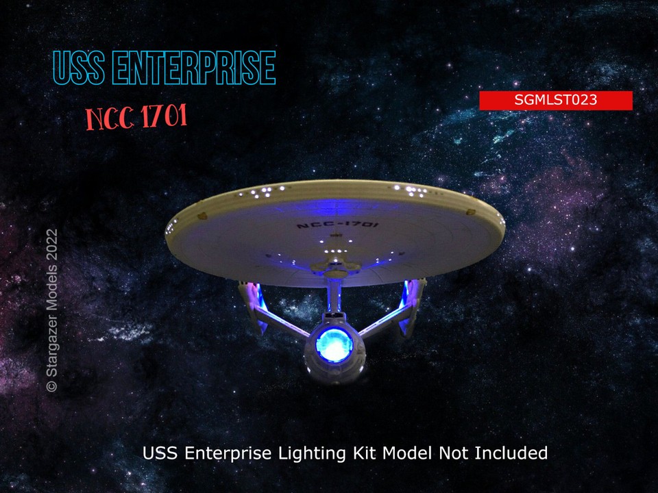 Star Trek Lighting Kit USS Enterprise Refit 1/350 Polar Lights Deluxe ...