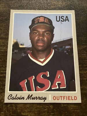 1992 Baseball Cards Magazine '70 Topps #86 Calvin Murray Team USA L7934 ...