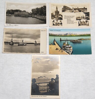 ORIGINAL LOT OF 5 VINTAGE GERMAN POSTCARDS | eBay
