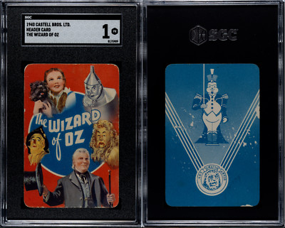 1940 Castell Bros. Ltd. Wizard Of Oz Header Card SGC 1 Extremely VERY ...