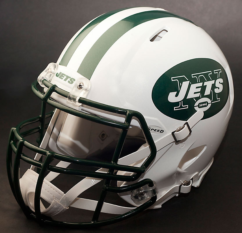 NEW YORK JETS NFL Authentic GAMEDAY Football Helmet w/ S2BDC-SP ...