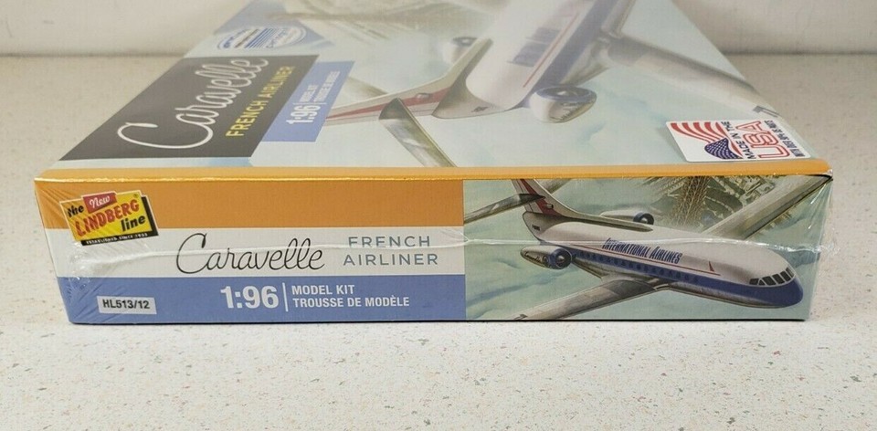 CARAVELLE FRENCH AIRLINER MODEL KIT LINDBERG 1:96 SCALE New Sealed | eBay